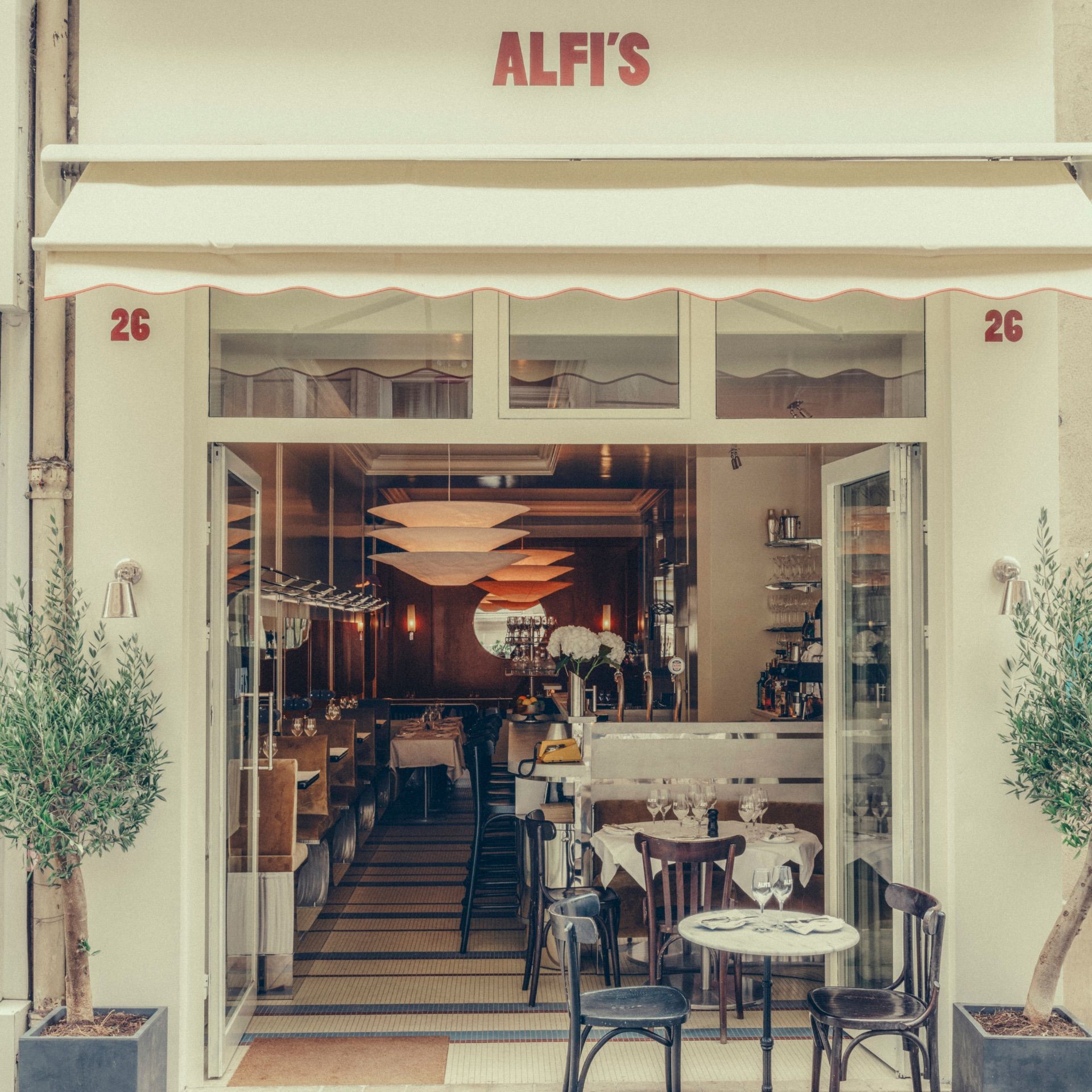 In Paris, Alfie's, the new Italian restaurant in the 1st arrondissement